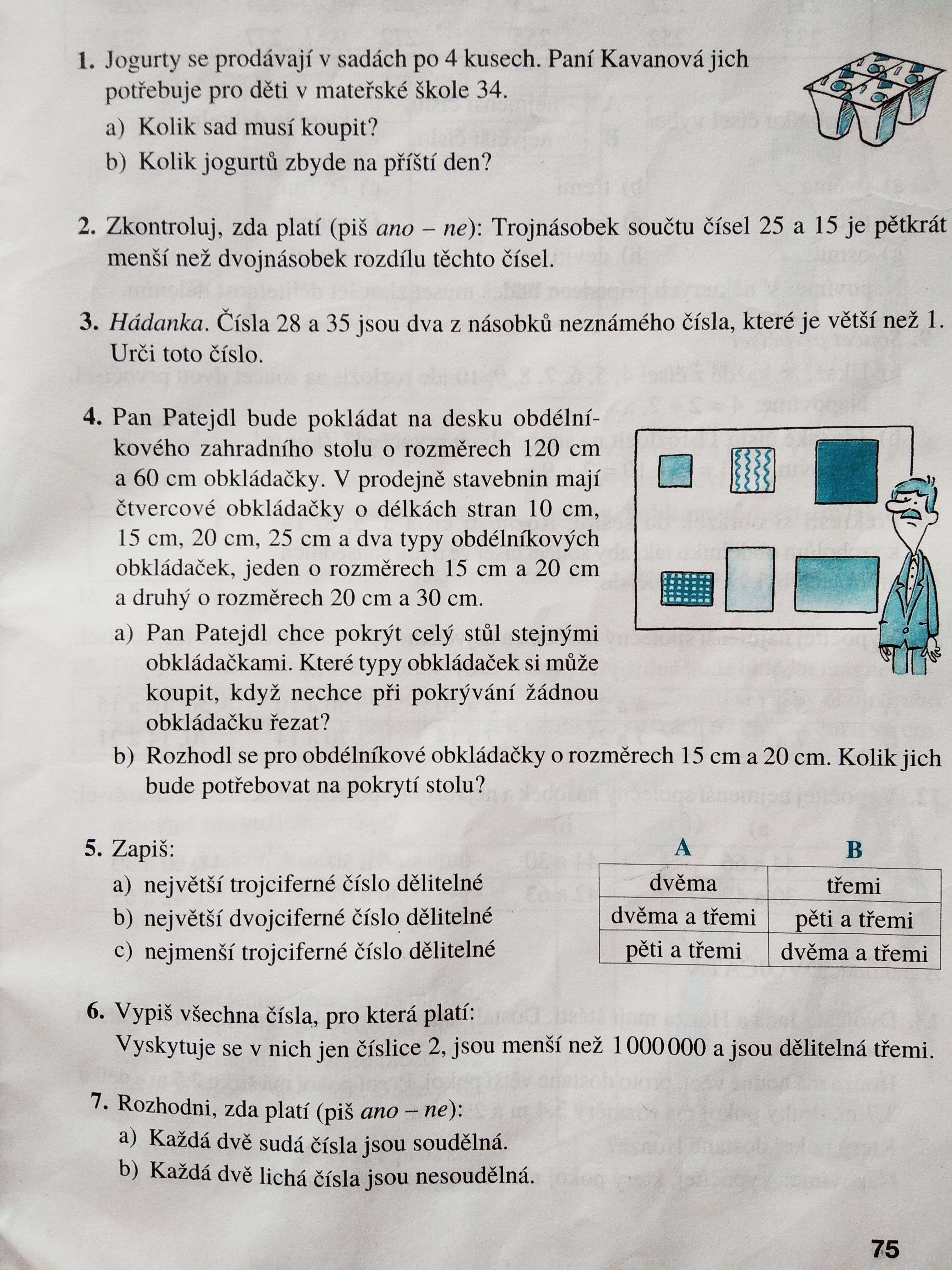Základní a Mateřská škola Mendelova | Učivo z matematiky